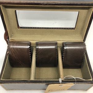 Fossil | Storage & Organization | Fossil Watch Leather Case Storage ...